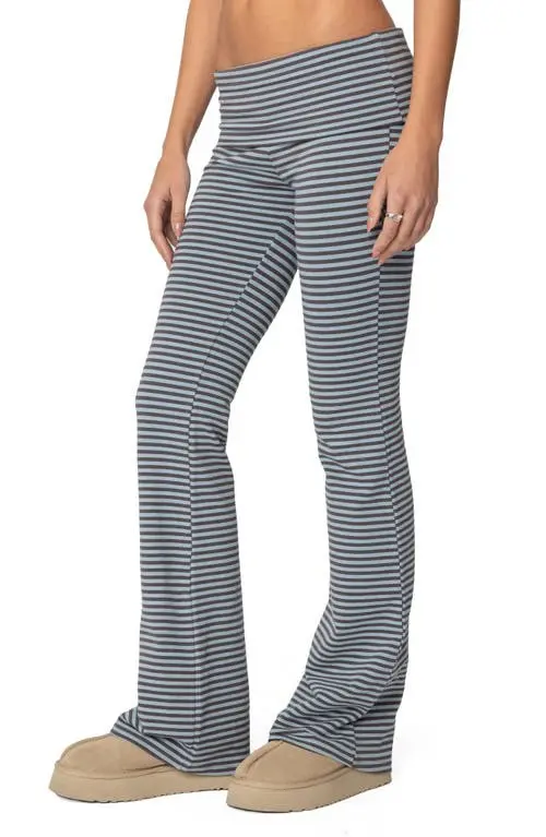 EDIKTED Kaeli Stripe Flare Pants