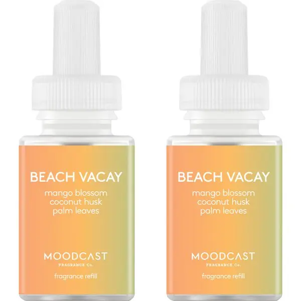 PURA X Moodcast 2-pack Diffuser Fragrance Refills - Beach Vacay