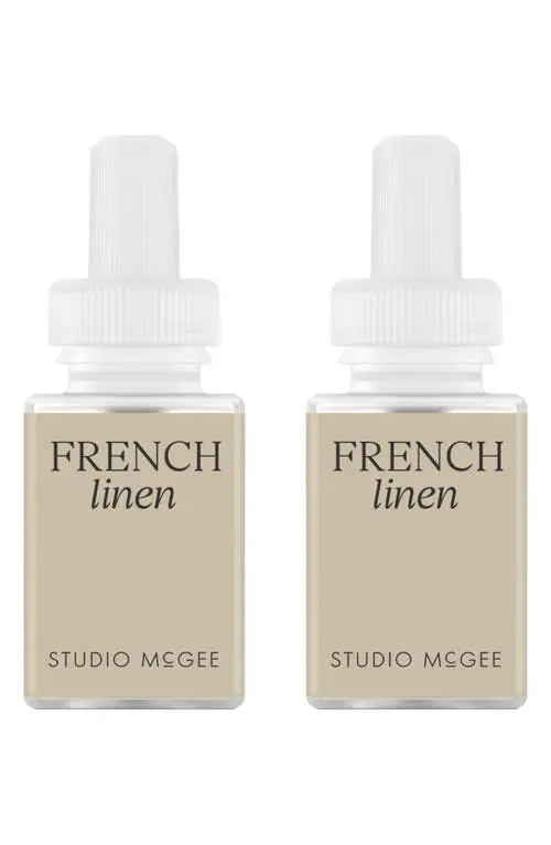 PURA X Studio Mcgee 2-pack Diffuser Fragrance Refills - French Linen