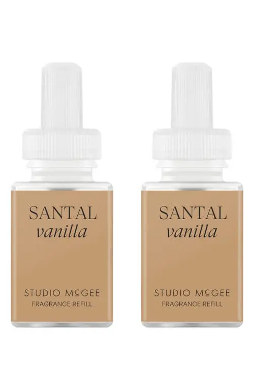 PURA X Studio Mcgee 2-pack Diffuser Fragrance Refills - Santal Vanilla