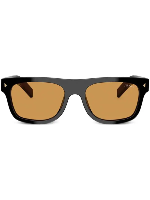 Prada Rectangle-frame Sunglasses - Black
