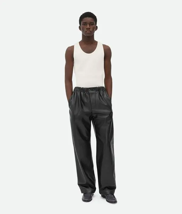 Bottega Veneta Leather Trousers