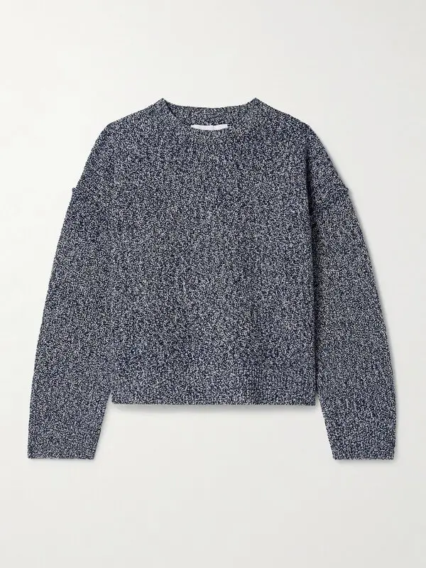 Proenza Schouler White Label Remy Marled Cotton-blend Sweater