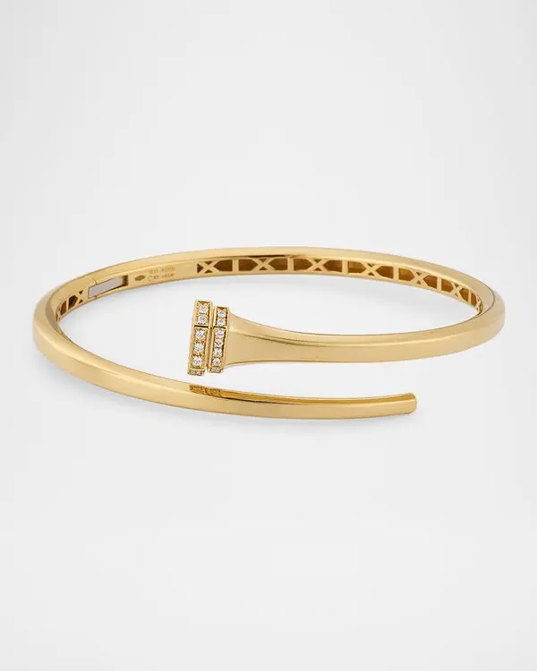 CRIVELLI 18k Yellow Gold Bangle - Diamond