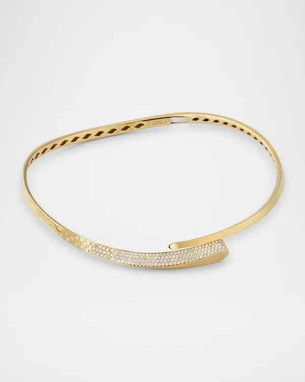 CRIVELLI 18k Yellow Gold Choker Necklace - Diamond
