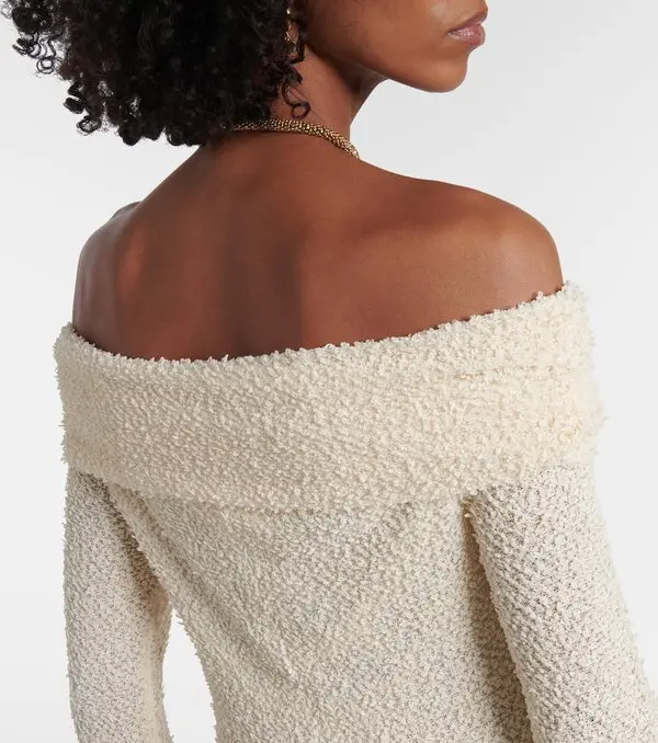 Isabel Marant Ormany Jersey Boucle Maxi Dress