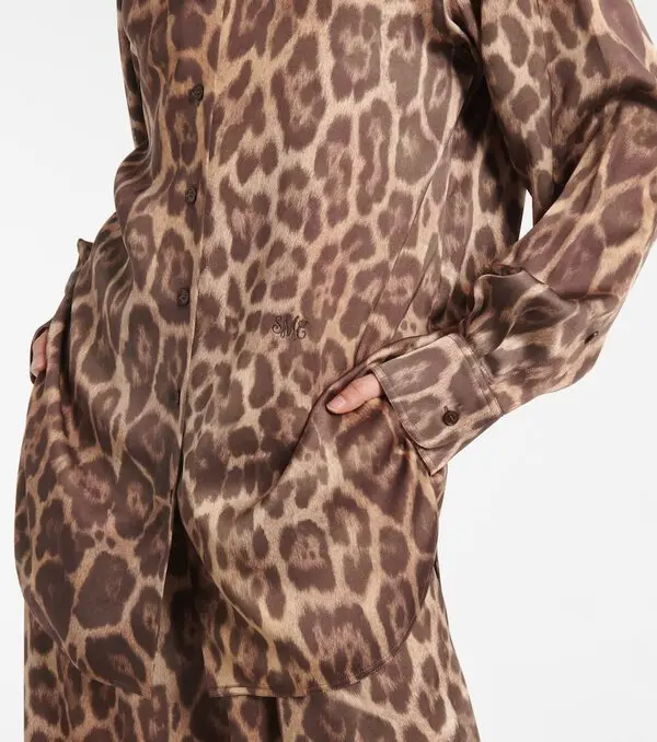 Stella McCartney Leopard-print Button-down Shirt