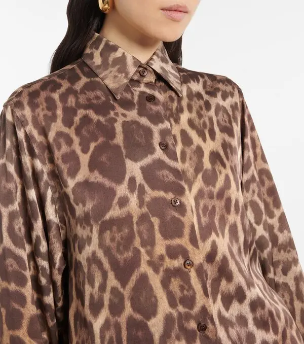 Stella McCartney Leopard-print Button-down Shirt