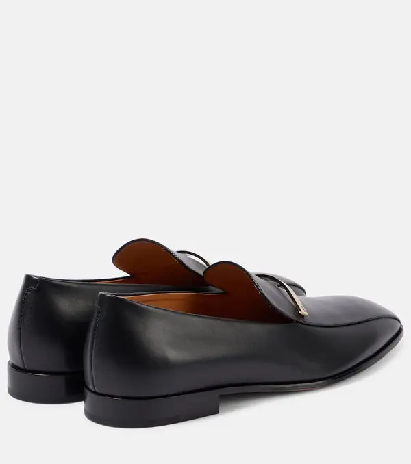 TOD'S Leather Loafers - Black