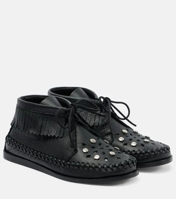 Isabel Marant Erkee Leather Moccasins