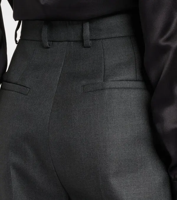 Dolce & Gabbana Slim Fit Wool Pants - Grey