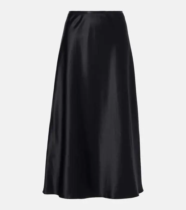 Max Mara Carnet Silk Midi Skirt