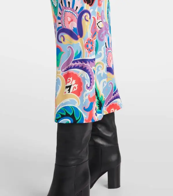 Etro Paisley Print Midi Dress