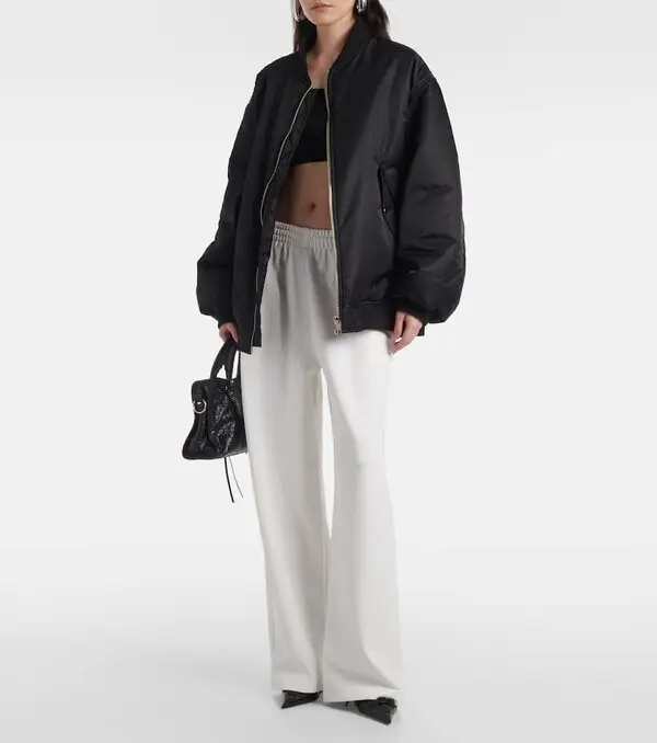 Wardrobe.NYC Jersey Wide-leg Pants