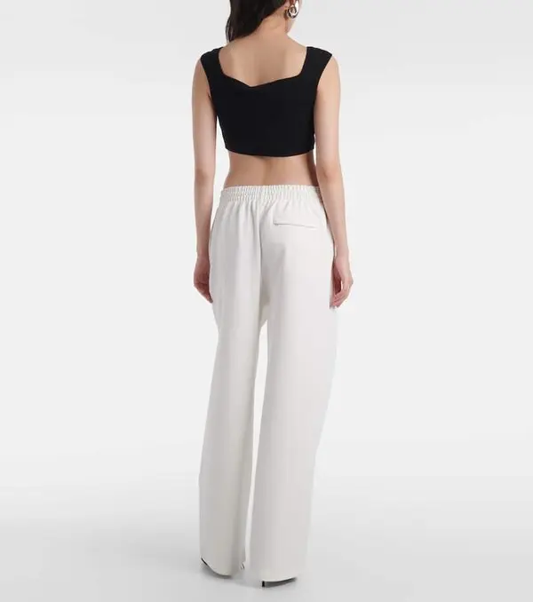 Wardrobe.NYC Jersey Wide-leg Pants