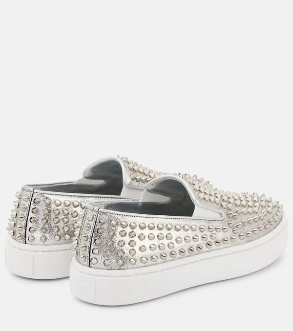 CHRISTIAN LOUBOUTIN Spikeboat Slip-on Sneakers