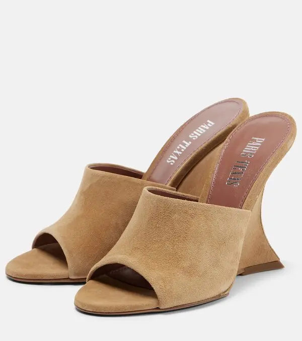 Paris Texas Nina 105 Suede Mules