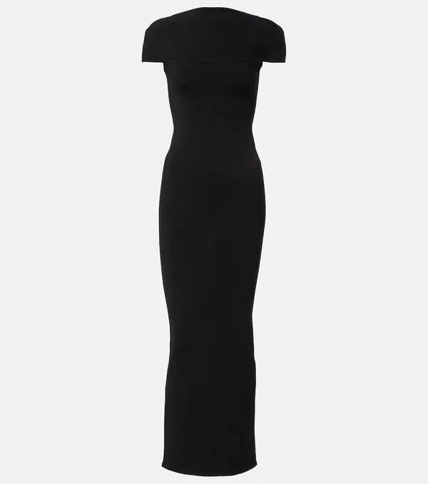 Khaite Basile Maxi Dress - Black