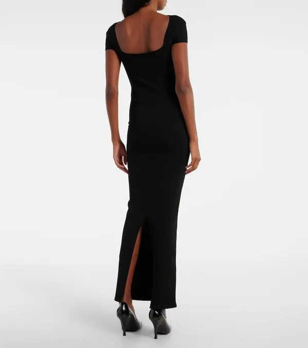 Khaite Basile Maxi Dress - Black