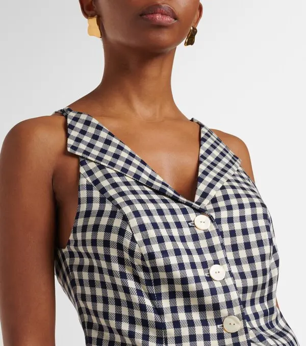 Rixo Tiggy Checked Vest