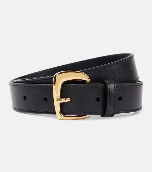 Jacquemus Ovalo Leather Belt - Black