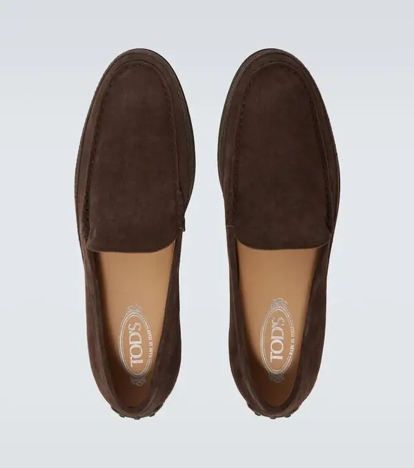 TOD'S Suede Slip-on Loafers