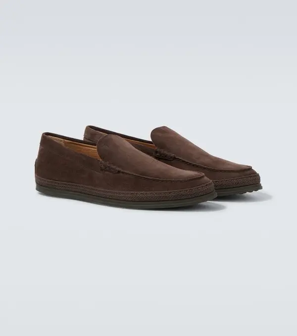 TOD'S Suede Slip-on Loafers