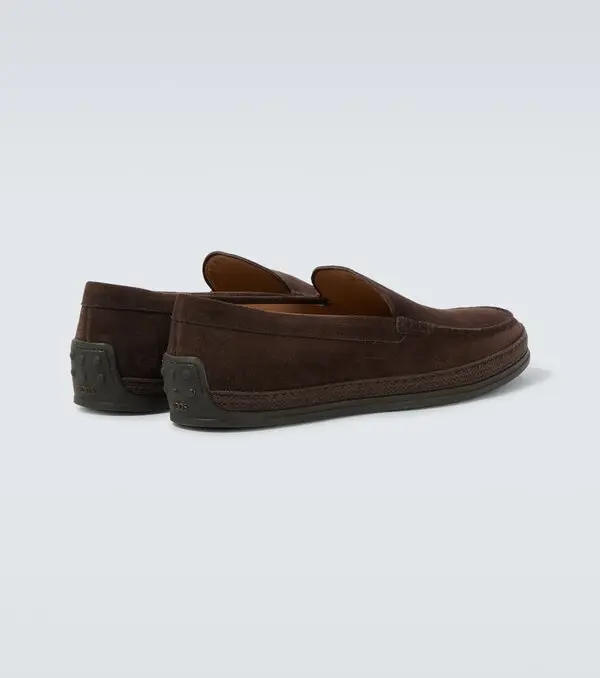 TOD'S Suede Slip-on Loafers