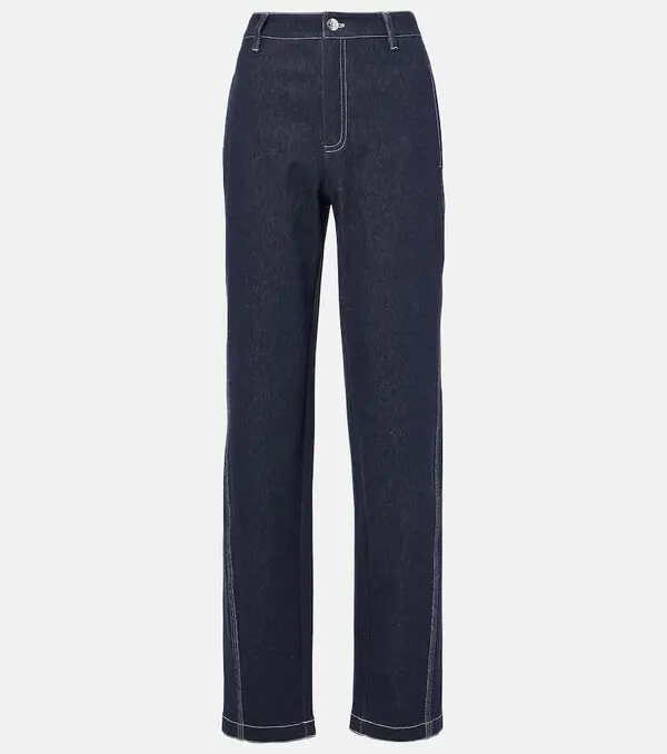 Max Mara Zibello High-rise Straight Jeans - Blue