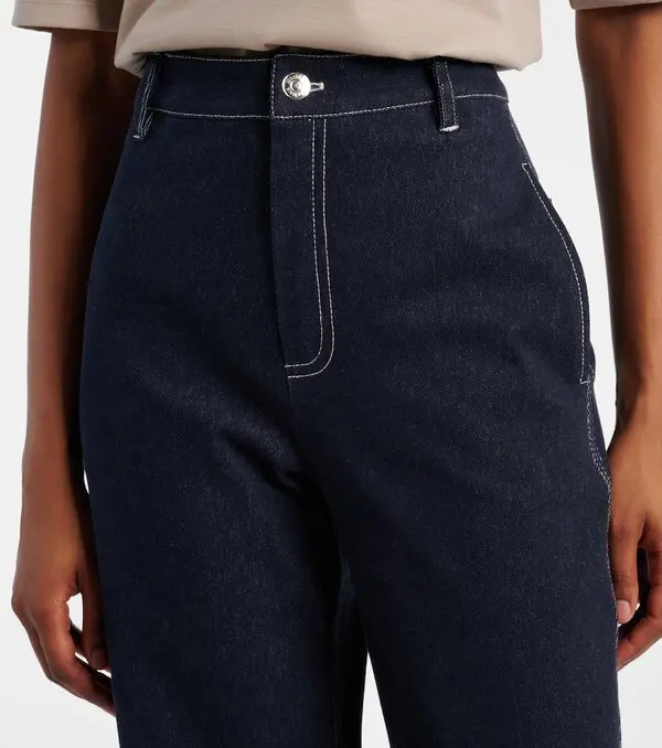 Max Mara Zibello High-rise Straight Jeans - Blue