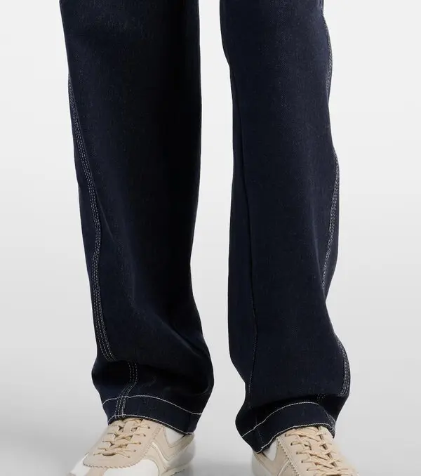 Max Mara Zibello High-rise Straight Jeans - Blue