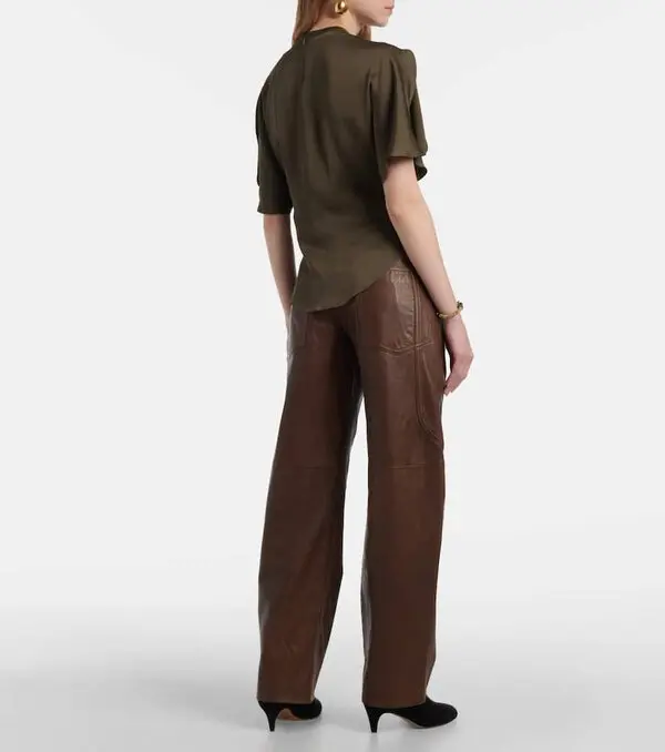Isabel Marant Étoile Karlita Satin Top
