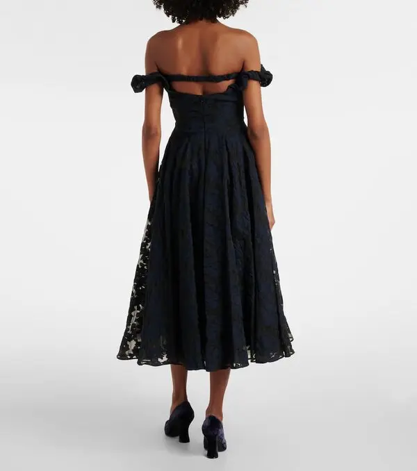 VIVIENNE WESTWOOD Cotton-blend Maxi Dress - Black
