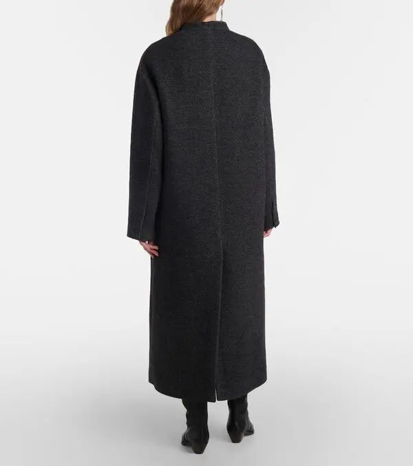MARANT ETOILE Eris Wool-blend Coat - Grey