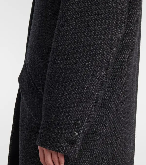 MARANT ETOILE Eris Wool-blend Coat - Grey