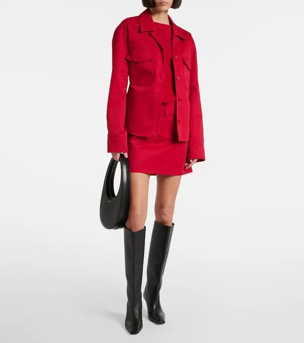 COURREGES Courrèges Signature Pointy Top - Red