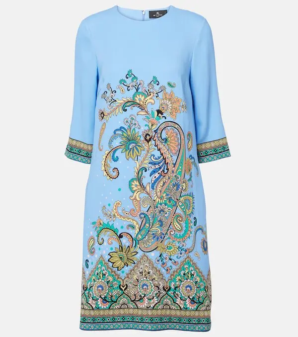 Etro Paisley Mini Dress - Multicoloured