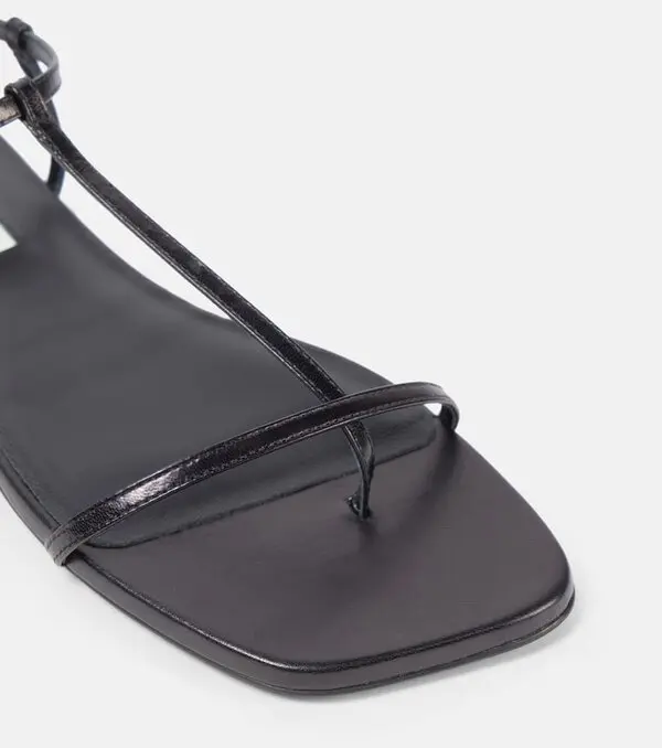 JIL SANDER Leather Thong Sandals