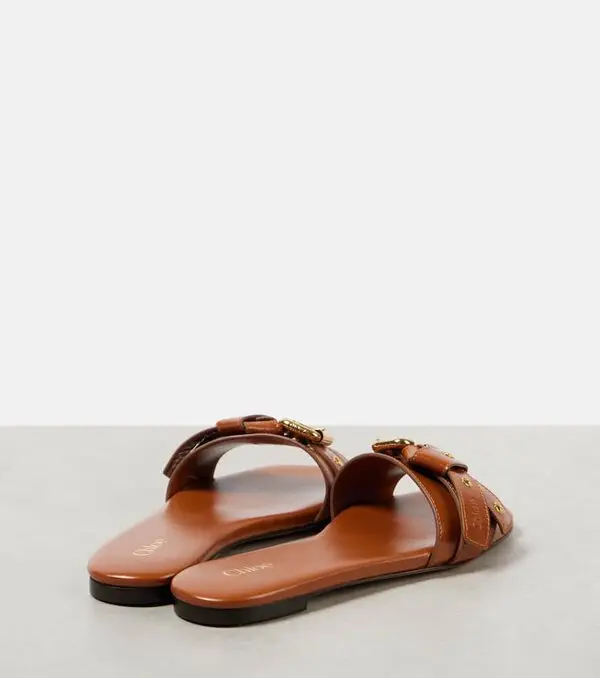 Chloé Mae Leather Slides
