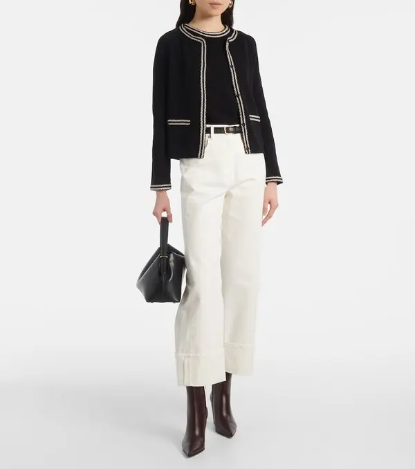 Max Mara Zenobia Cotton Cardigan - Black