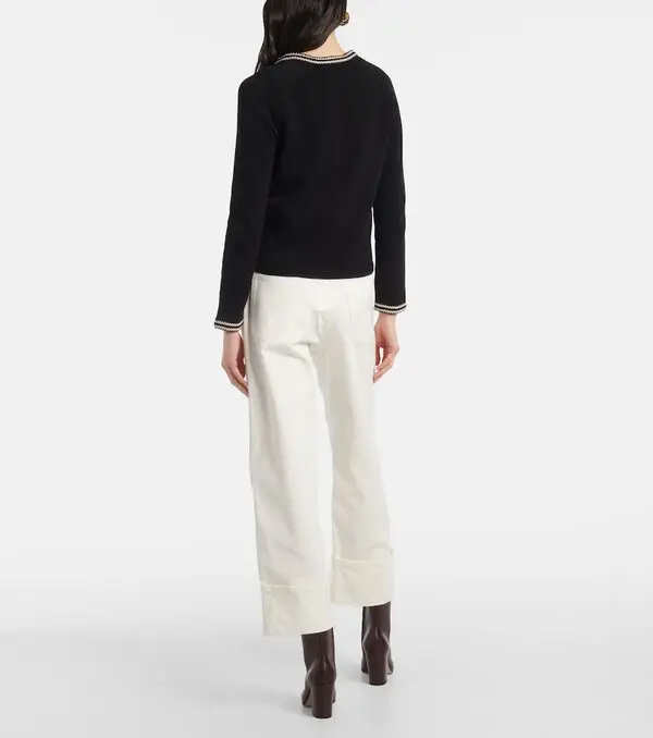 Max Mara Zenobia Cotton Cardigan - Black