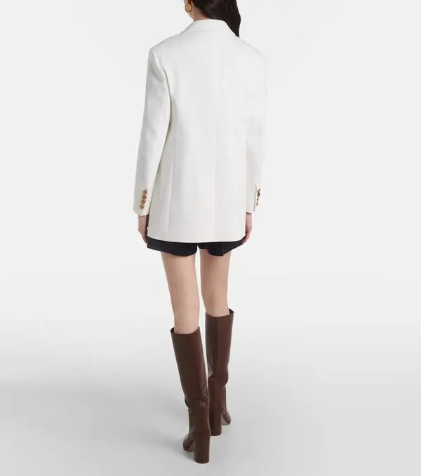 Max Mara Single-breasted Cotton Drill Jacket