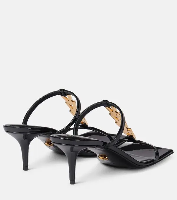 Versace 40 Patent Leather Sandals