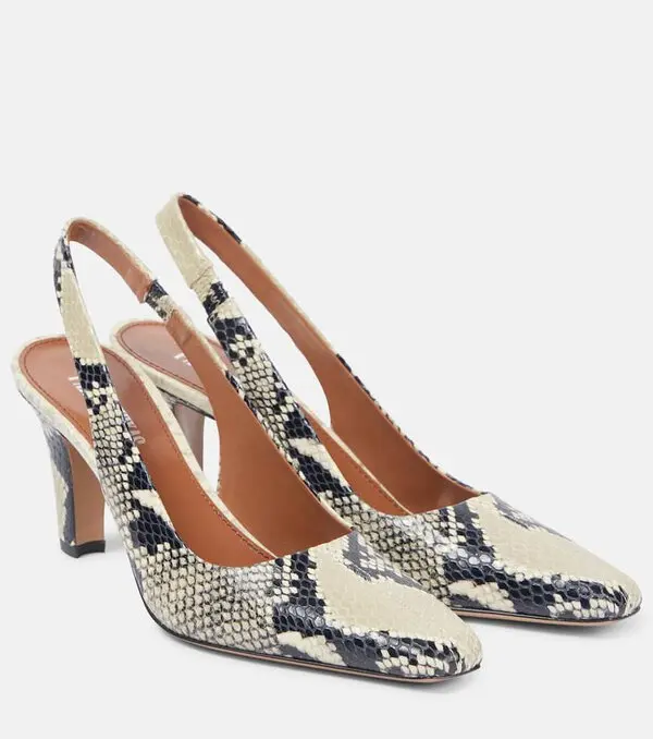 Paris Texas Belle 75 Slingback Pumps - Neutrals