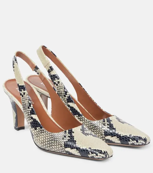 Paris Texas Belle 75 Slingback Pumps - Neutrals