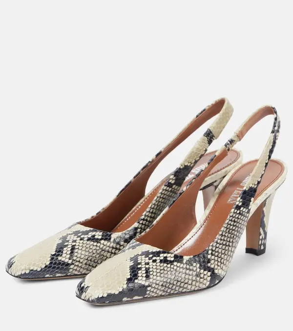 Paris Texas Belle 75 Slingback Pumps - Neutrals