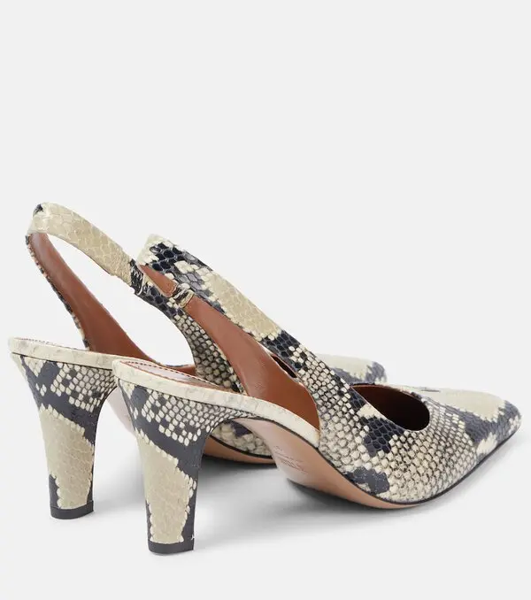 Paris Texas Belle 75 Slingback Pumps - Neutrals