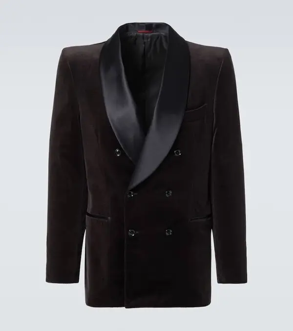 Brunello Cucinelli Cotton Velvet Tuxedo Jacket