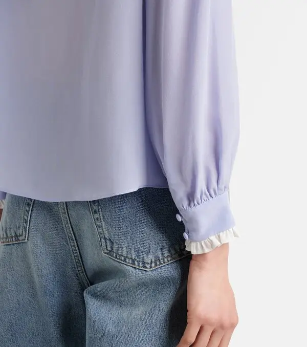 Rixo Eimer Silk Top