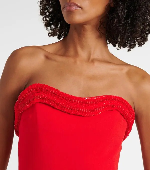Simkhai Saskia Strapless Mini Dress
